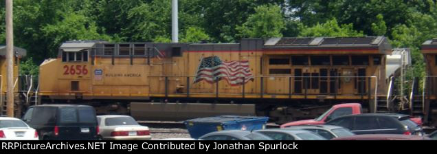 UP 2656, conductor's side view